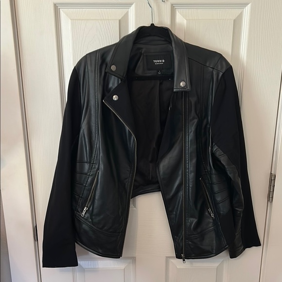 torrid | Jackets & Coats | Torrid Black Leather Jacket | Poshmark